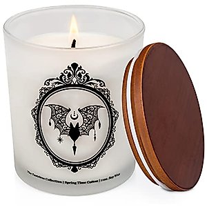 Halloween Candles Bat Decor – Spooky Home Decor Gothic Candles, Cute Halloween Bathroom Decor and Indoor Decorations, Room and Office Desk Decor, Witchy Gifts and Witch Candles, Scented Candle