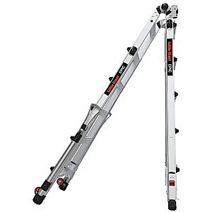 Little Giant Ladders, Epic, M22, 22 foot, Multi-Position Ladder, Aluminum, Type 1A, 300 lbs weight rating, (16822-818)