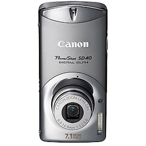 Canon PowerShot SD40 7.1MP Digital Elph Camera with 2.4x Optical Zoom (Olive Gray)