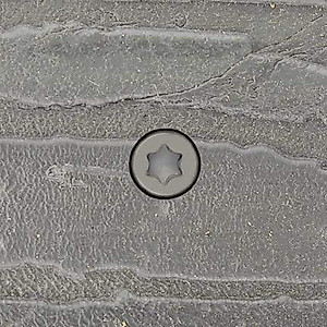 Deckfast Cap-Tor xd 10 x 2-3/4" - Epoxy Coated - #37 Gray Composite Deck Screws - 1750 pieces for 500 Sq Ft of Decking