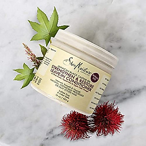 Shea Moisture Coconut and Hibiscus Curl Enhancing Smoothie Bundled with Shea Moisture Jamaican Black Castor Oil Strengthen, Grow & Restore Leave-In Conditioner, Family Size (2 Pack - 15 Oz Ea)