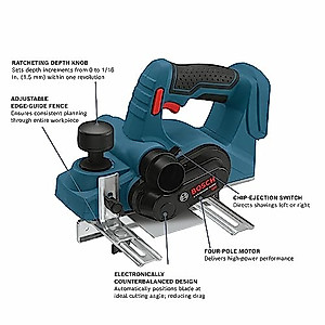 BOSCH Bare-Tool PLH181B 18-Volt Lithium-Ion Cordless Planer
