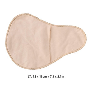 Mastectomy Breast Pockets, Fake Breast Protective Case Breathable Dustproof Mastectomy Breast Prosthesis Bra (Lt)
