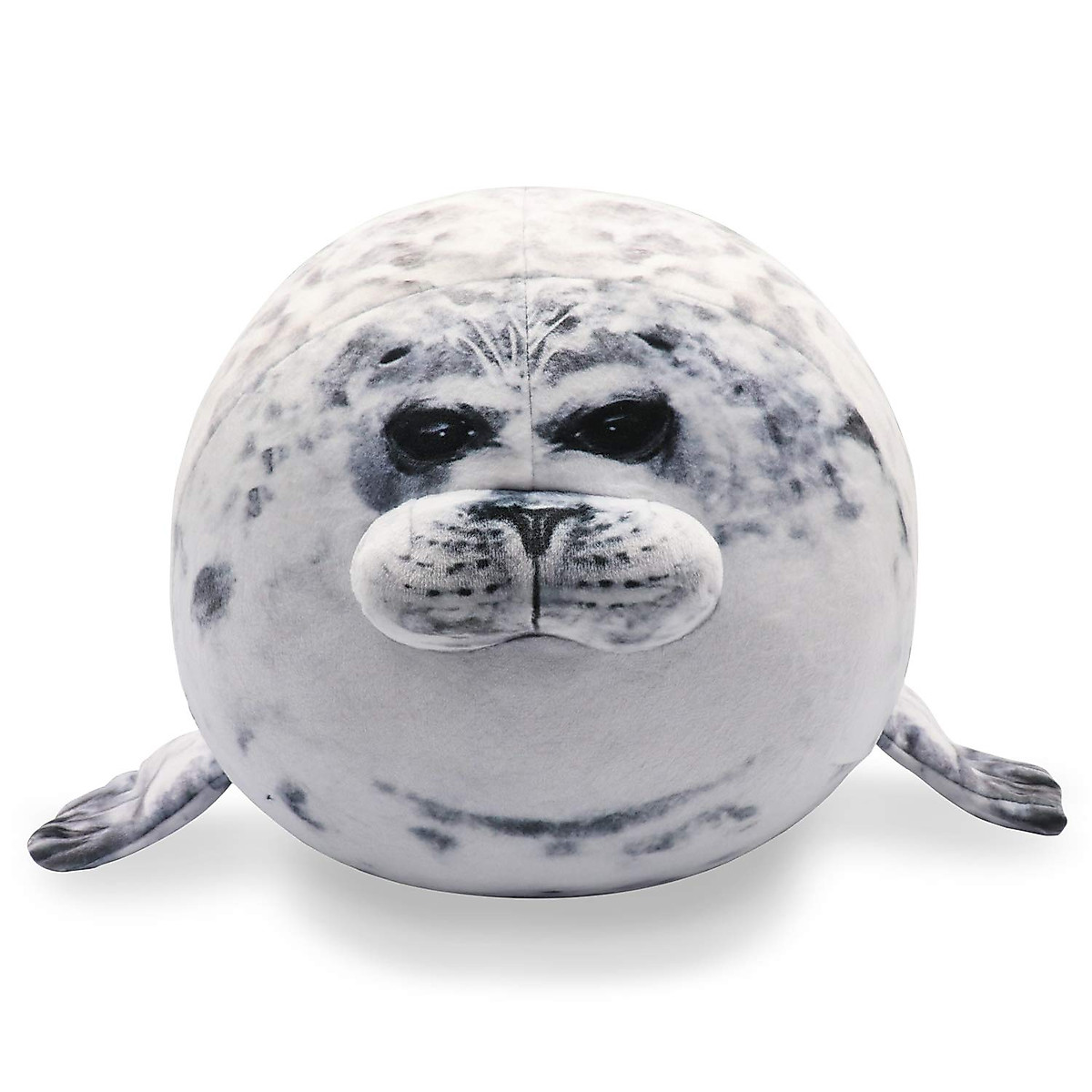 Fortuning's JDS 17.6" Cute Seal Plush Pillow Realistic Cotton Stuffed Animal Plush Toy Lovely Ocean Plushies Animal Hugging Pillow Cushion