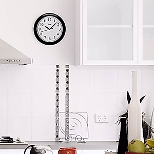 Equity by La Crosse 25203 10 Inch Clock, Black, Pack of 1