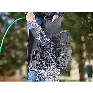 WeatherTech Custom Fit FloorLiners for Tesla Model 3-1st & 2nd Row (441220-1-2), Black