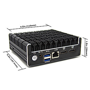 Protectli Vault FW2B - 2 Port, Firewall Micro Appliance/Mini PC - Intel Dual Core, AES-NI, Barebone