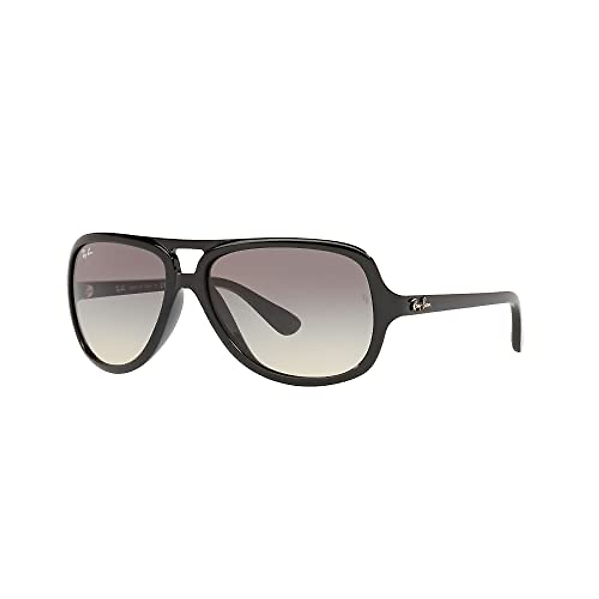 Ray-Ban RB4162 Aviator Sunglasses, Black/Grey Gradient, 59 mm