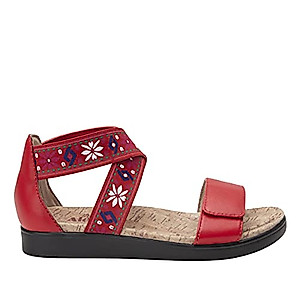 Alegria Women's Lucia Red Sandal 10 M US
