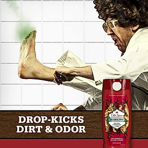 Body Wash for Men by Old Spice, Wild Collection Men's Body Wash, Bearglove, 16 Fl Oz (Pack of 4)