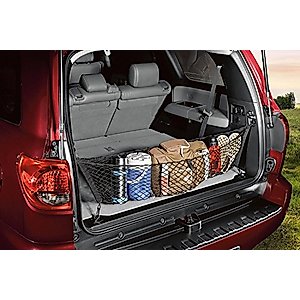 Envelope Style Automotive Elastic Trunk Mesh Cargo Net for Toyota Sequoia 2008-2023 - Premium Trunk Organizer and Storage - Luggage Net for SUV - Best Car Organizer for Toyota Sequoia