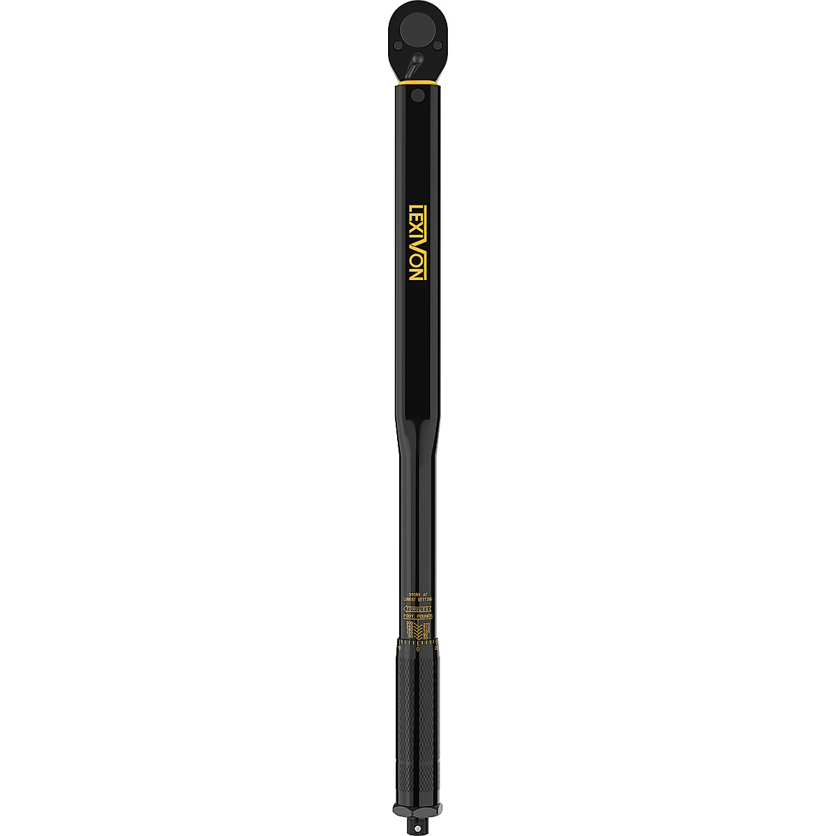 LEXIVON 3/4-Inch Drive Click Torque Wrench 30~300 Ft-Lb / 40.7~406.8 Nm (LX-185)