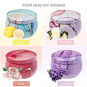 Scented Candles Gift Set,Candles for Home Scented,Olaeleay 4 Pack Aromatherapy Candle,100H Burning Stress Relief,Ideal for Birthday, Mother’s Day, Easter Day Decoration(4 Lavender Sachets Included)