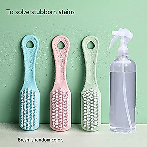 Hamiledyi Small Pet Cage Cleaner Set, Disposable Rabbit Cage Liner, Guinea Pig Playpen Mini Hand Broom Dustpan, Cleaning Brush Sand Scooper Floor for Rabbit Chinchilla Hedgehogs