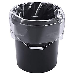 Xsourcer Food Storage Bags, 5 Gallon Bucket Liner Bags, Food Grade Platisc Bag for Marinading and Brining, BPA Free, Extra Heavy Duty Leak Proof, Great for Food Storage, 4Mil, Pack of 24