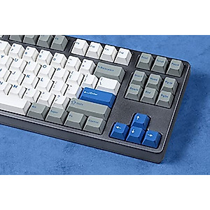 DROP DCX Camillo Keycap Set, Doubleshot ABS, Cherry MX Style Keyboard Compatible with 60%, 65%, 75%, TKL, WKL, Full-Size, 1800 layouts and More, White