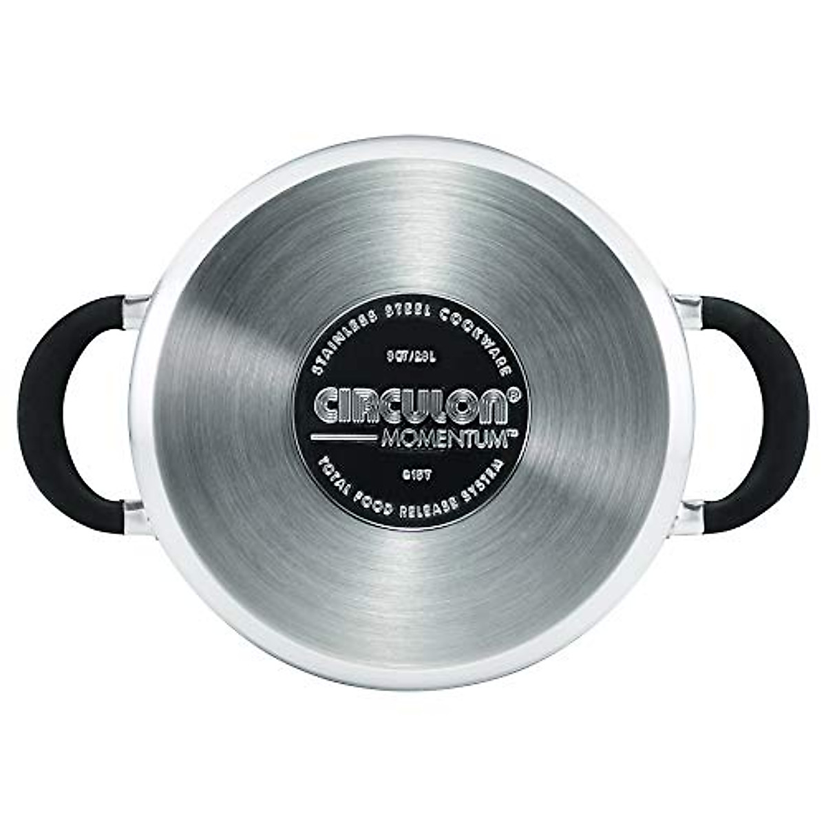 Circulon Momentum Stainless Steel Sauce Pan/Saucepan with Steamer Insert, 3 Quart, Silver