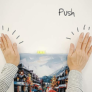 Under the Roof Decorating 5-100200 15 lb Place&Push Canvas Hangers , White