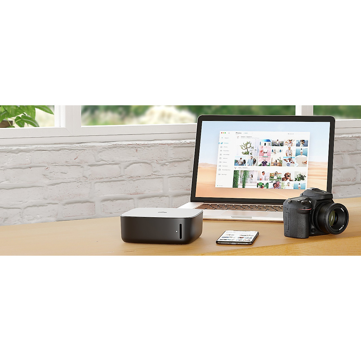 Monument Smart Photo and Video Storage Device - 1TB External SSD Storage Included