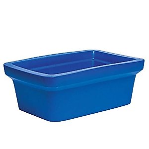Medium Blue Ice Pan – 4 Liter Ice Holder - Stackable, Lightweight, Leak-Proof Ice Container - Frozen Sample Containers w/EVA Material to Withstand Dry Ice, Liquid Nitrogen, & Chemical Solvents