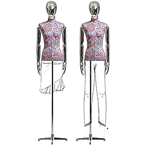 Mannequin Dress Form Torso Mannequin Torso Female Tailors Dummy Mannequin Dressmakers Dummies Fashion Students Display Bust Adjustable for Apparel Jewelry Display Stand (