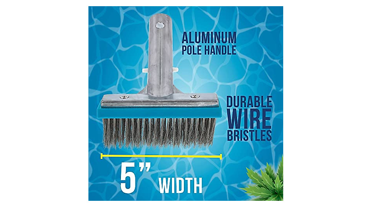 U.S. Pool Supply 5" Stainless Steel Pool Brush