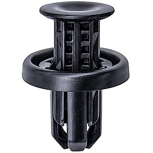 Rexka 40pcs Rear Front Bumper Cover Fender Grille Under Cover Push-Type Retainer Clip Fastener Rivet 91505-TM8-003 for Honda Acura