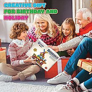 Contixo STEM Building Toys, ST5 144 pcs Bristle Shape 3D Tiles Set Construction Learning Stacking Educational Block, Creativity Beyond Imagination, Inspirational, Recreational Toy for Kids Ages 3-8