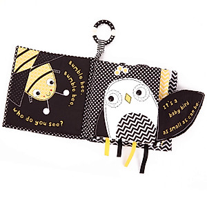 MALOMME Quiet Book, Soft Books for Babies First Book Crinkle Cloth Baby Books for Infants Babies Kids Toddler Fabric Baby's First Soft Activity Books Early Educational Baby Toys Baby Gift