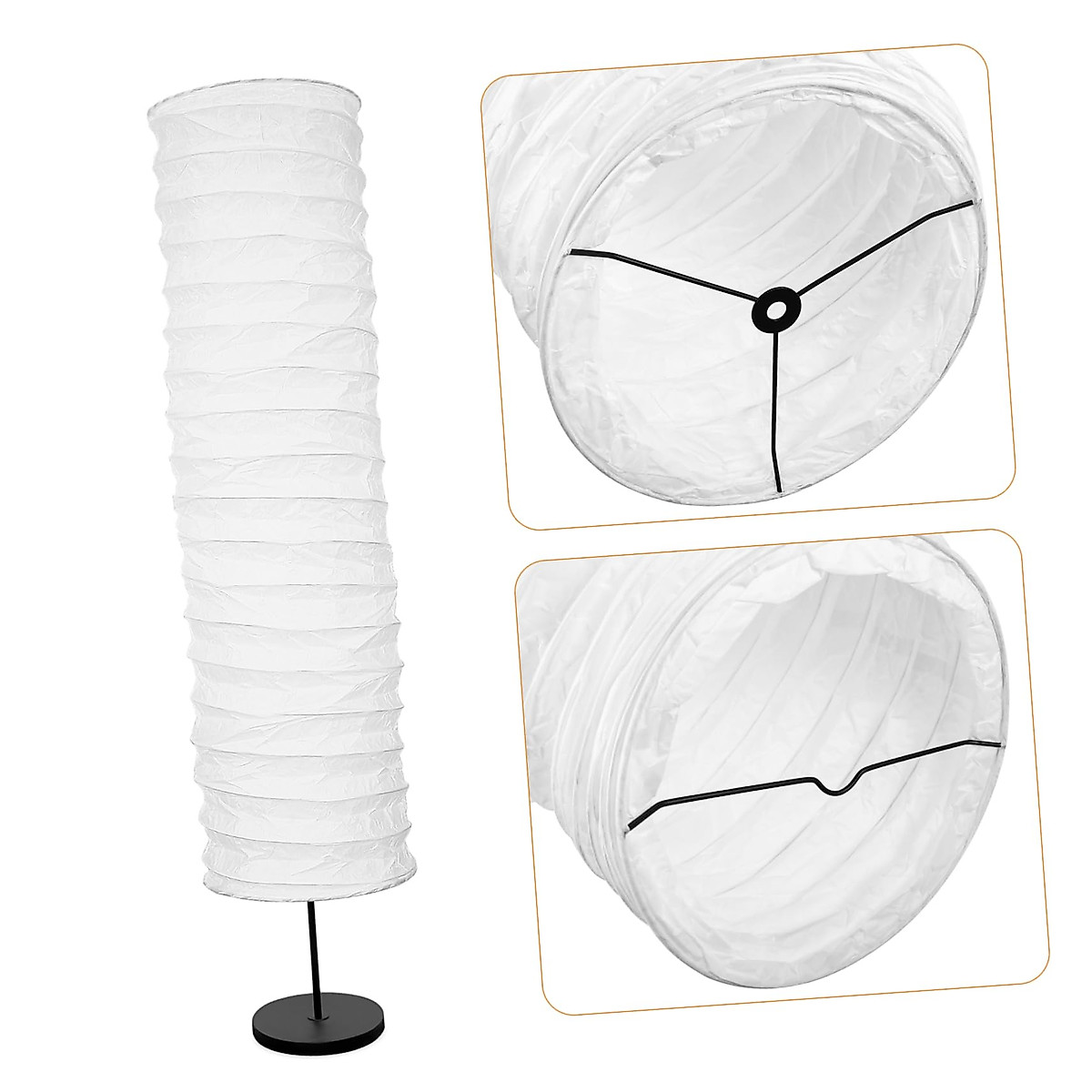 Beaupretty Paper Floor Lamp Shade: Diploma Floor Lamp Shade Japanese Style Rice Paper Lamp Protector Cover Replacement for Hotel Bedside Floor Lamp