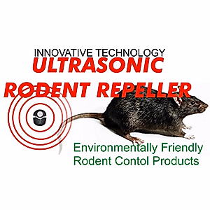 Ultrasonic Rodent Repeller Commercial Triple Speaker Model Repels Rodents, Rats & Mice.