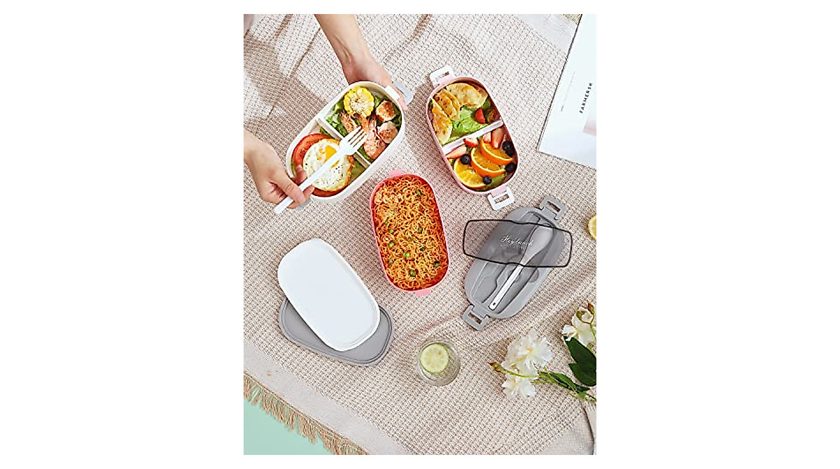 ZZQ Classic Stackable Bento Box - Stylish & Functional