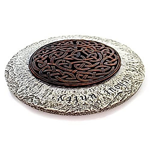 Roman Giftware Inc, Garden Collection, 12" D Celtic Round Stepping,Religious, Inspirational, Durable (12x1x12)