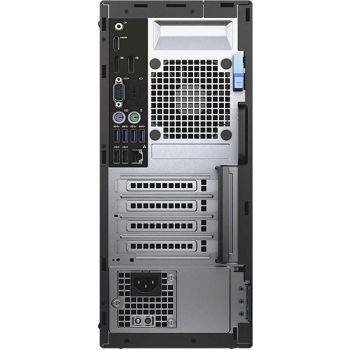 Dell OptiPlex 5050 Mini Tower Desktop Computer (with RGB Keyboard), Intel i5-7500 3.8GHz, 16GB DDR4, 512GB SSD, WiFi, Bluetooth, Home/Office PC, Windows 10 Pro 64 Bit English/Spanish/French (Renewed)