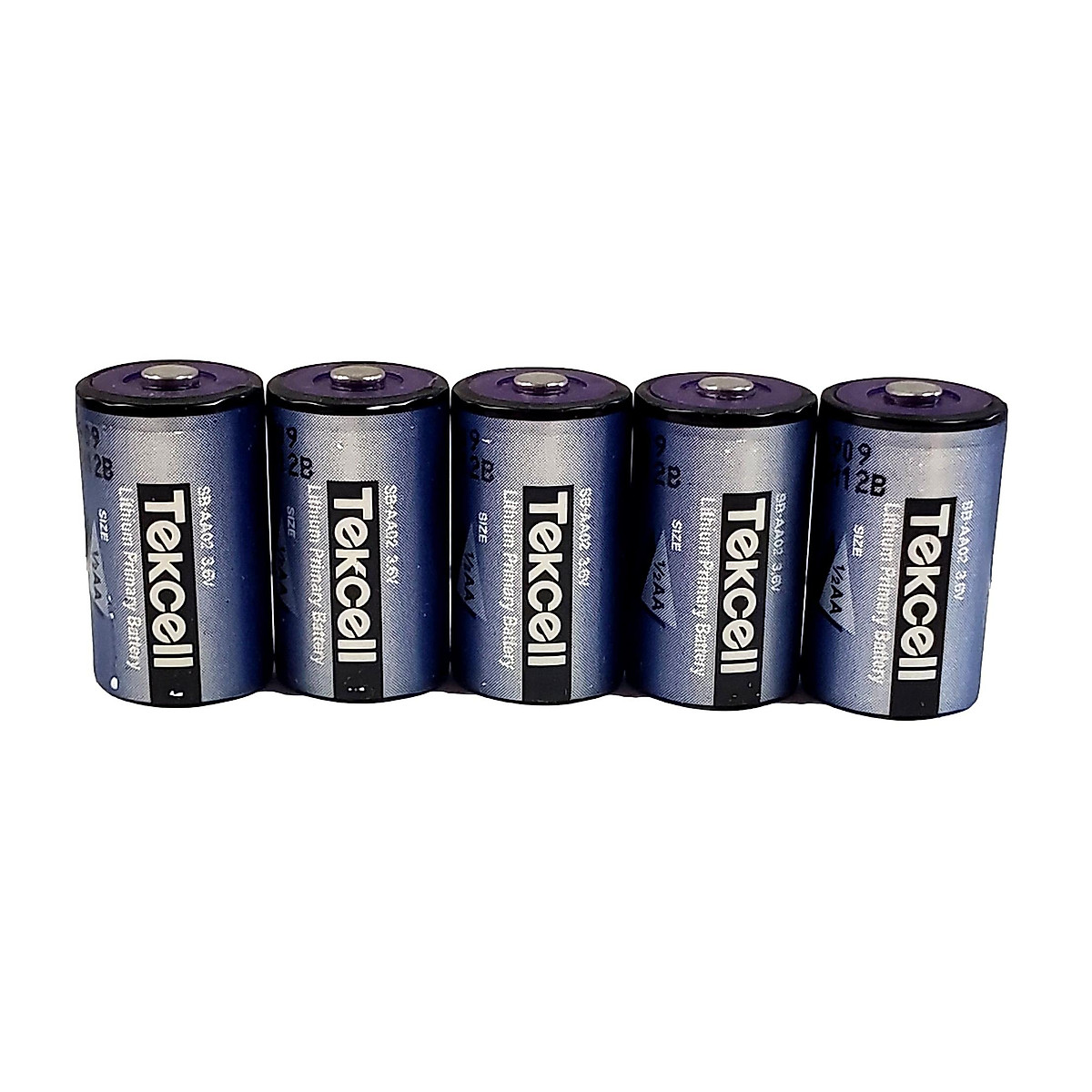 5 Tekcell SB-AA02 14250 1/2 AA 3.6 Volt Lithium Batteries