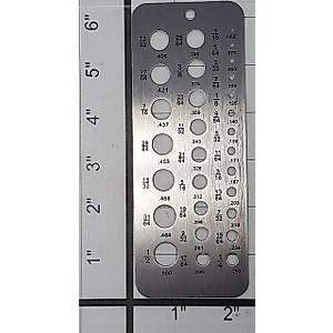 Cal Hawk Tools CZDBG-3 Drill Bit Gauge