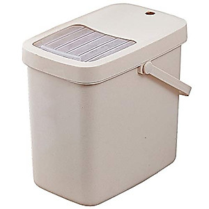 GUAPIHUO YLIJUN-LAJTO Waste Bins, 7L Waste Bin Tea Residue Pressing Cover Dustbin Trash Office Tea with Lid Filter Drainage Can Set Bucket Dispenser