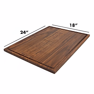 Refine Kitchenware Extra Large Walnut Personalized Cutting Board | Monogrammed Walnut Cutting Board, Christmas Gift, Anniversary Gift, 100% Made In The USA