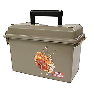 MTM SFRC Shotshell Field and Range Case, O-Ring Seal, Dual Latching System, USA Made, Dark Earth