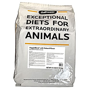 Zupreem 230363 Veggieblend Flavor Caged Medium And Large Bird Food, 17.5-Pound