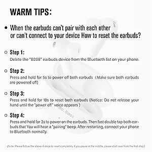 Alto & Bass Bluetooth 5.3 Wireless Earbuds with 4 Mic 30H Playtime in-Ear Headphones for Smart Phone Computer Laptop Sports