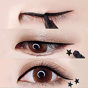 LGSZGDCN Double-headed Eyeliner Stamp Winged,Waterproof and Smudge proof 4 Pens Eyeliner Stamp. Perfect Wing Cat Eye Stamp, Long Lasting Liquid Eye Liner, Hypoallergenic and Easy to Use