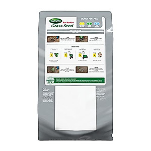 Scotts Turf Builder Grass Seed Quick Fix Mix Fast Growing Turf for a Temporary Lawn, Germinates in 4-7 Days, 3 lbs.