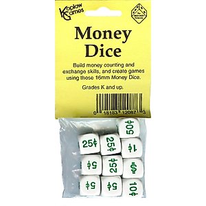 Koplow Games Money Dice (Set of 10)