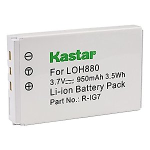 Kastar LOH880 Battery for Logitech R-IG7, Harmony One Harmony 720 850 880 885 880 Pro 890 Pro 900 Logitech 190304-0000 815-000037 AVL300s K43D M36B M41B 866165 866145 866207 AVL300 MCC AV100
