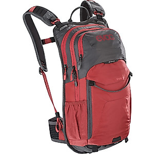 EVOC Stage 12L Carbon Grey-Chili Red Hydration Bag Backpack w/o Bladder