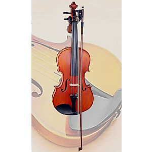 PUNK Violin Viola Wall Mount Hanger,Violin Viola Hook,Mahogany Violin holder,with Bow Hook,Home & Studio Wall Mount Violin Hangers (Mahogany)