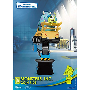 Beast Kingdom Coin Ride: Monsters Inc. DS-037 D-Stage Statue, Multicolor, 6 inches