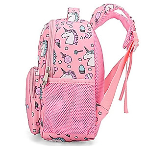 LESNIC Toddler Unicorn Backpack, 11 inch Lightweight Breathable Cute Rucksack for Kids Boys & Girls, Unicorn Rucksack Toddler Kids Bag 28 * 20 * 10cm/11 * 8 * 4in