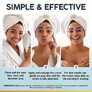 NUVADERMIS Hibiscus and Honey Firming Cream - Skin Tightening Cream - Reduces Fine Lines - Lifts and Moisturizes Skin with Natural Collagen and DMAE - Made in USA, 1.7 oz Jar